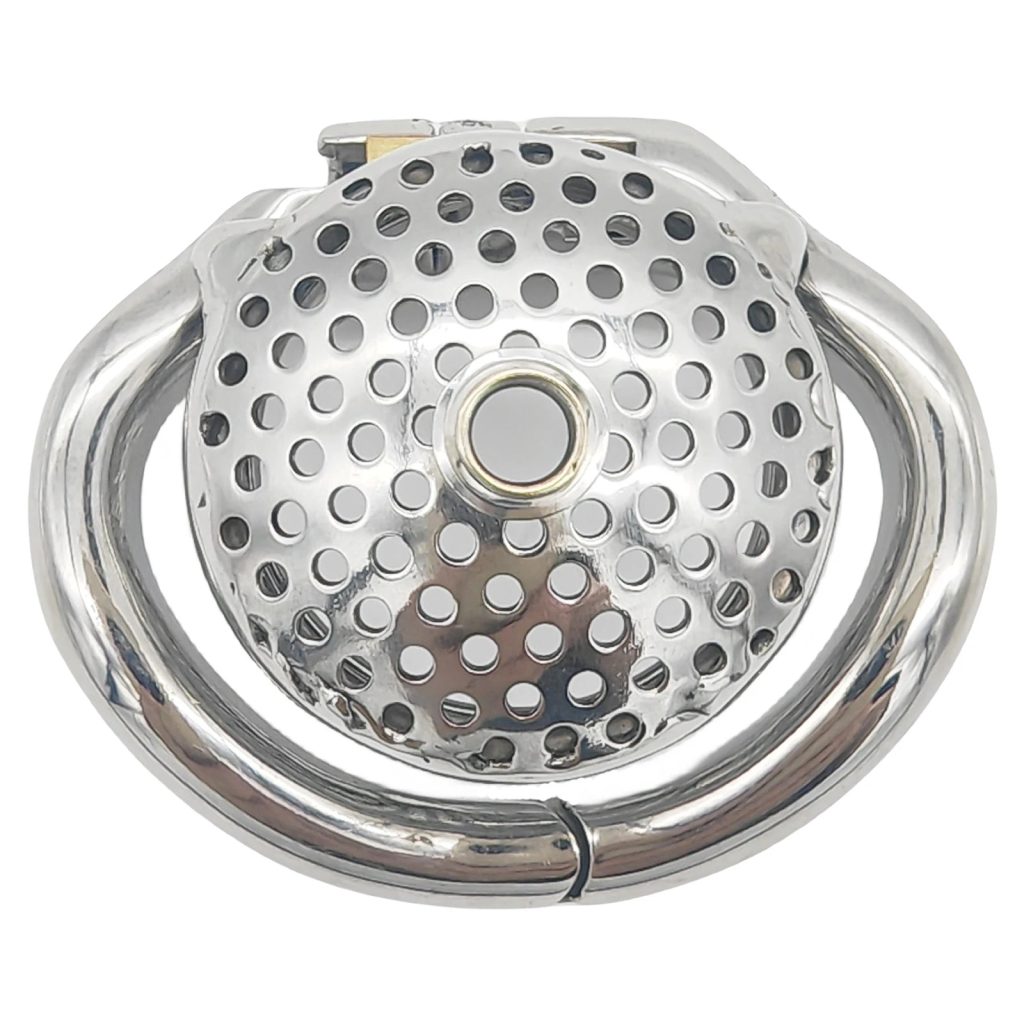 Honeycomb Flat Chastity Cage Stainless Steel Small Size - Flat Chastity ...