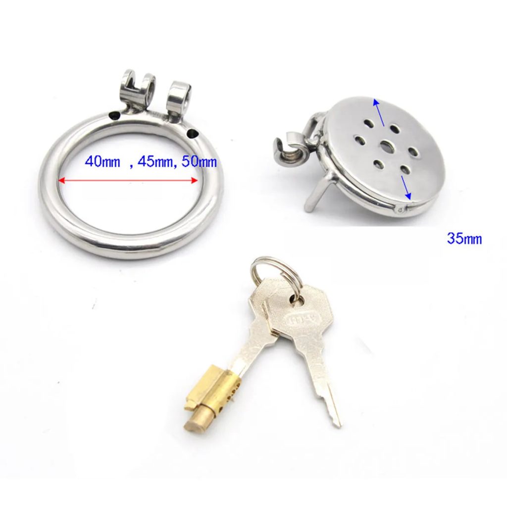 Male Slave Super Mini Chastity Cage Stainless Steel Penis Cage Cock ...