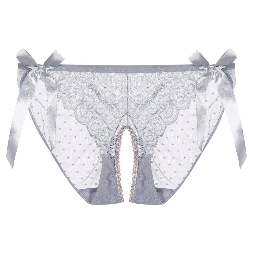 Sissy Panties See-Through Mesh Briefs Underwear Low Rise Crotchless ...