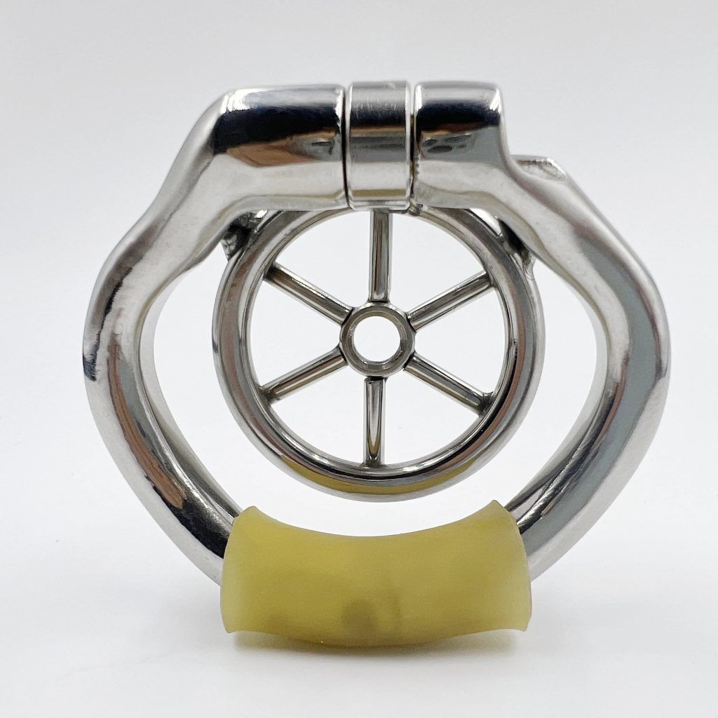 Male Slave Stainless Steel Flat Chastity Cage - Flat Chastity Cages ...