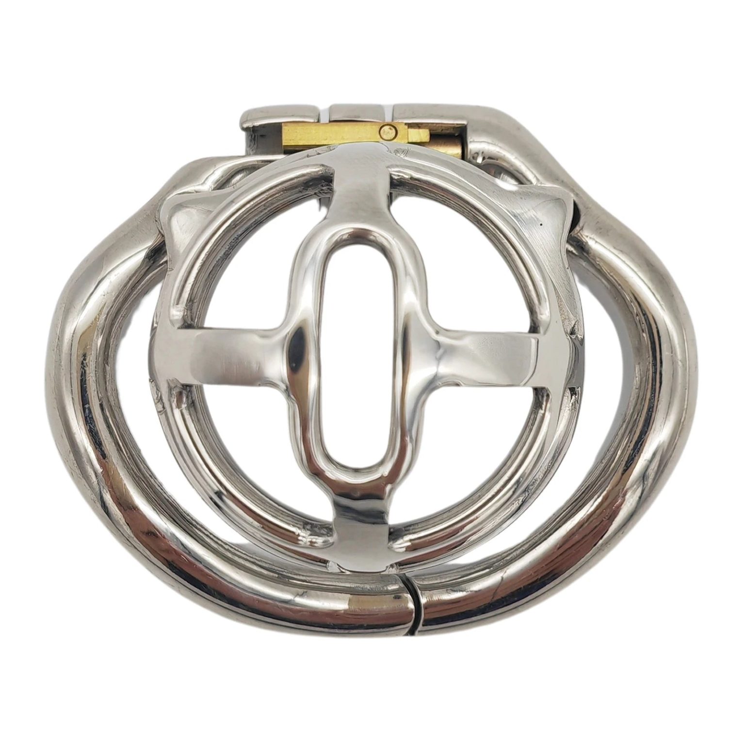Small Size Stainless Steel Male Flat Chastity Cage Device - Flat ...
